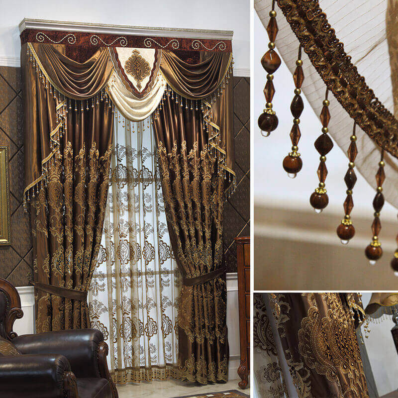 Luxury Curtains & Drapes | Affordable Custom Made Draperies & Window Valances | Cheap Designer ...